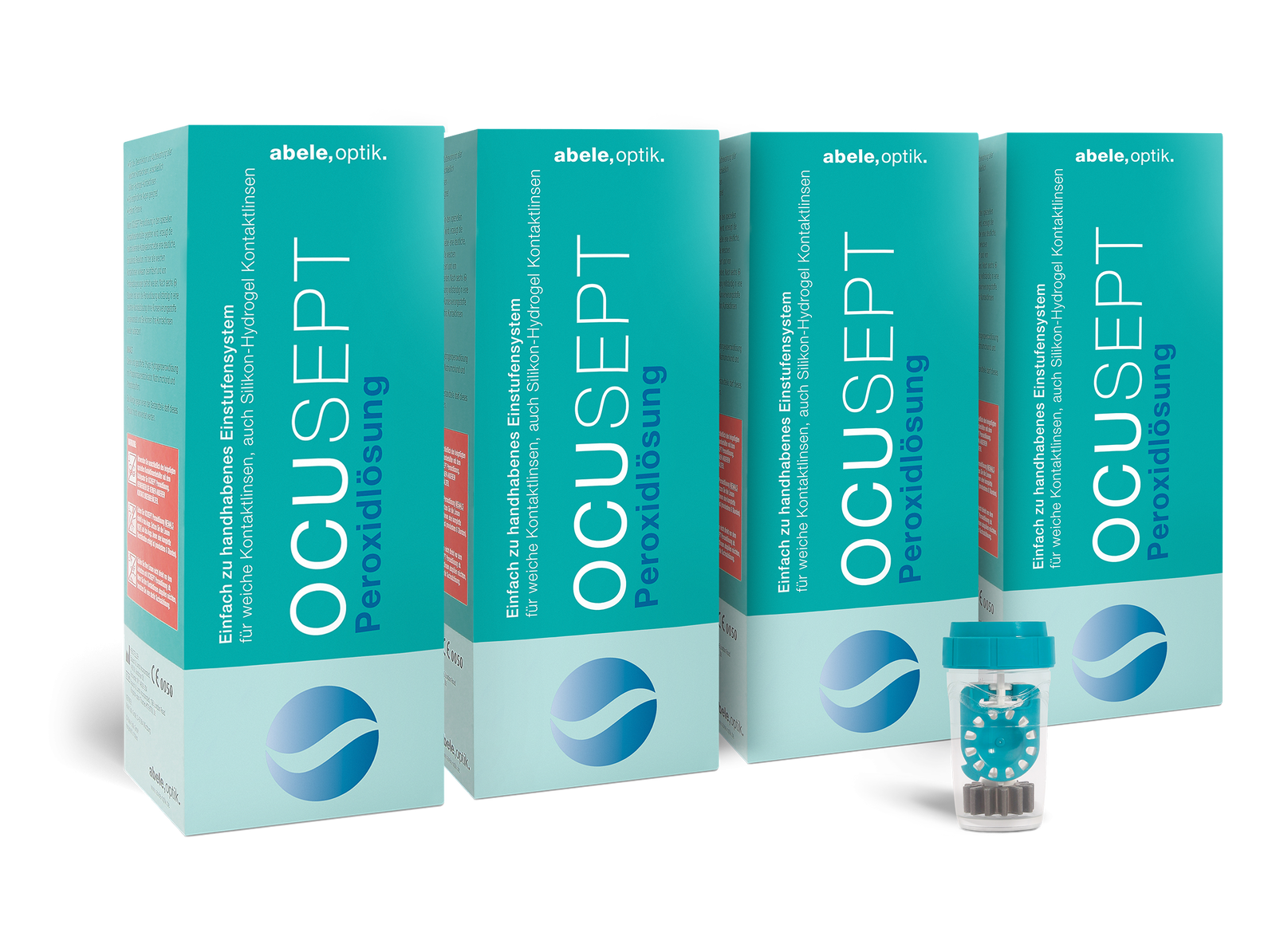 Ocusept Peroxidlösung Viererpack neu (4x360ml) | Abele Optik